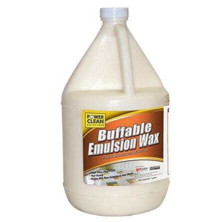 BUFFABLE EMULSION WAX REGULAR is a liquid emulsion floor polish blended ...
