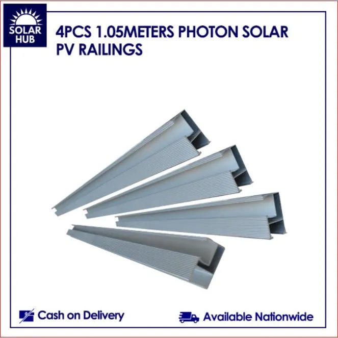 [On Sale]PHOTON 4pcs 1.05meters Pair Railings PV Solar Panel Frame ...