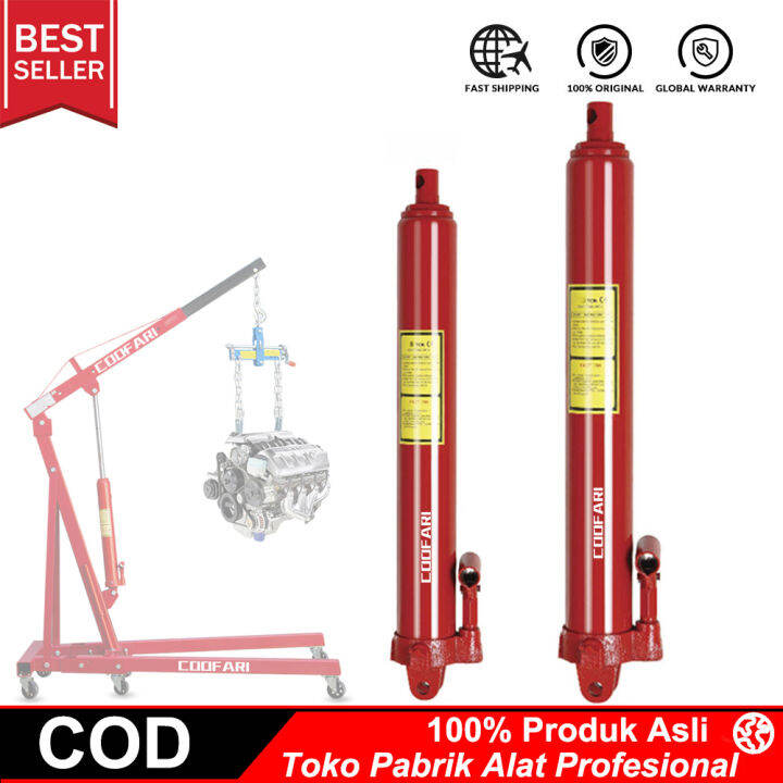 12T Jack Hidrolik dengan Cylinder Panjang Khusus untuk Kendaraan Crane ...