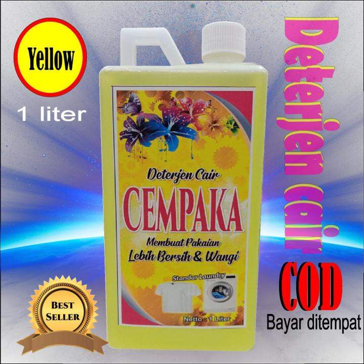 [COD] Deterjen cair Merk Cempaka untuk laundry dan rumahan warna Yellow ...