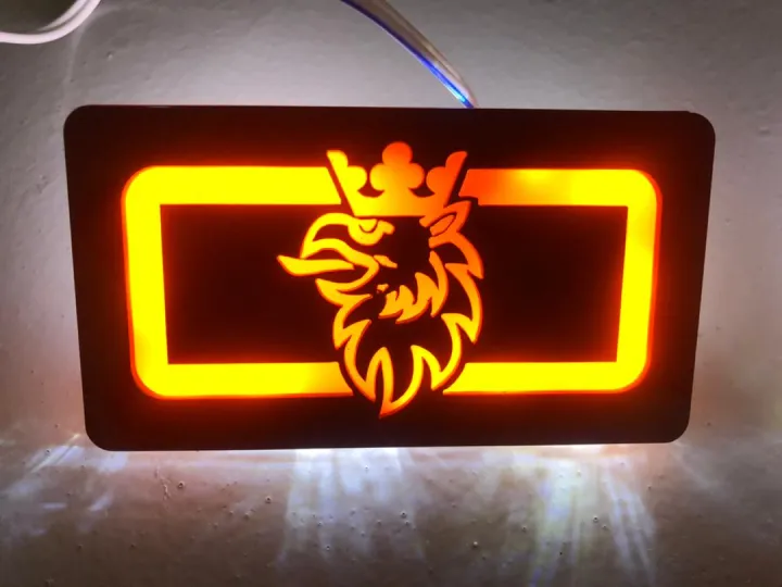 SCANIA Side Step LED Lamp SCANIA Lampu LED Tapak Pijak Kaki Sebiji 1pc ...