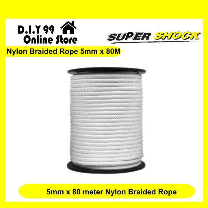 5mm Nylon Braided Rope / Nylon String / Nylon Rope / Fiber Glass Rope ...
