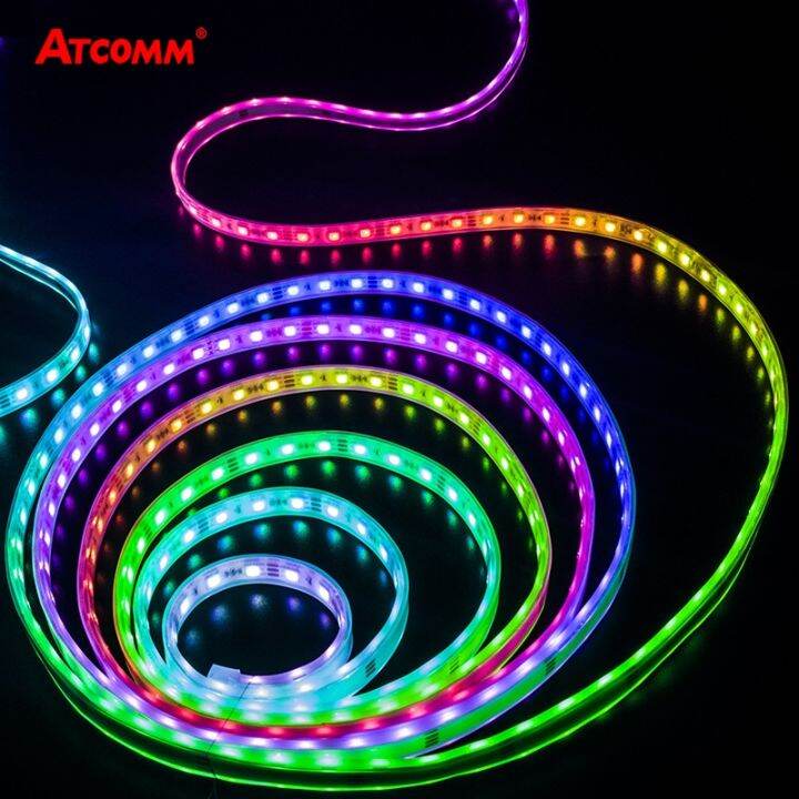 2811 LED Strip Light 12V WS2811 5050 RGB TV Backlight Tape Lamp Pixels Programmable Individual ...