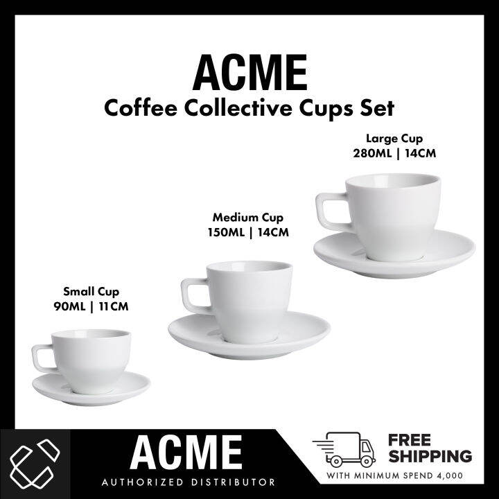 ACME x COFFEE COLLECTIVE Coffee Cups and Saucer Set | Lazada PH