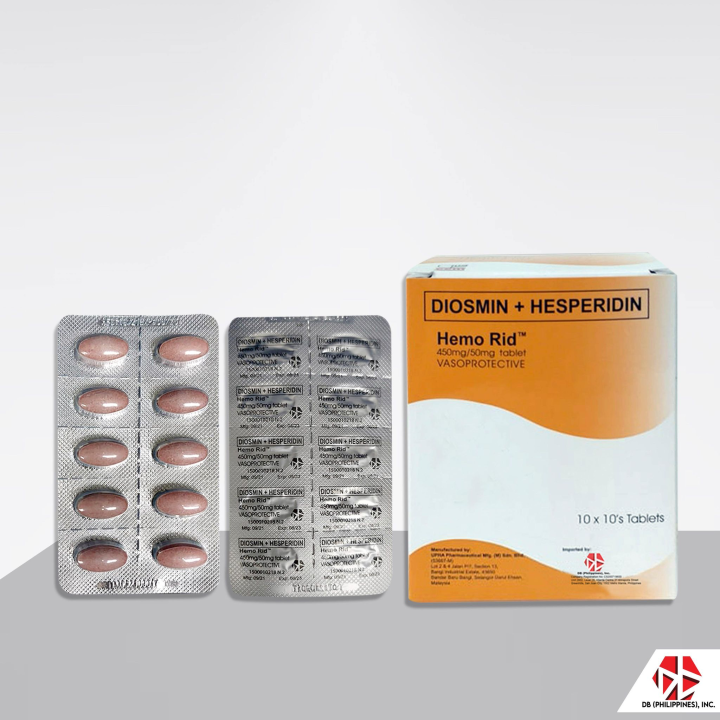 HEMO RID 500MG TAB x 100'S | Lazada PH
