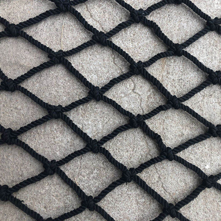 Black nylon net ceiling decoration net clothes mesh rope net building ...