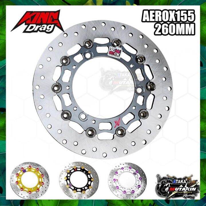 ATAKA king drag 260mm front depan floating 10 pin disc plate nmax ...