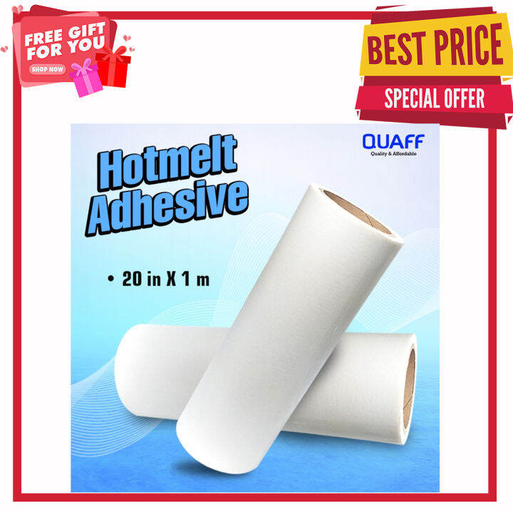 Quaff 20 Inches X 1 Meter Hotmelt Adhesive Glue For Patches Logo And ...
