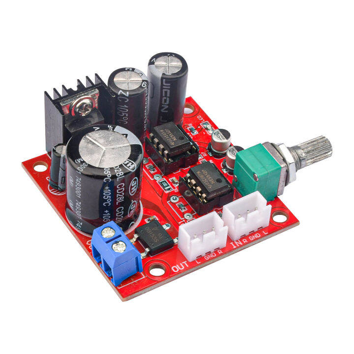 Dual ne5532 Preamplifier Board Amplifier Module Single Power Supply ...
