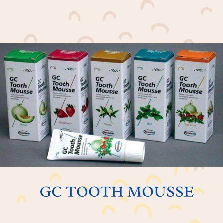 GC TOOTH MOUSSE ORIGINAL AND BEST RECOMMENDED BY DENTISTS | Lazada PH