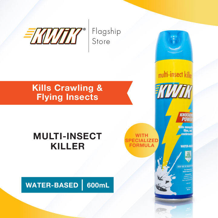 KWIK MULTI-INSECT KILLER (WATER-BASED) 600ML | Lazada PH