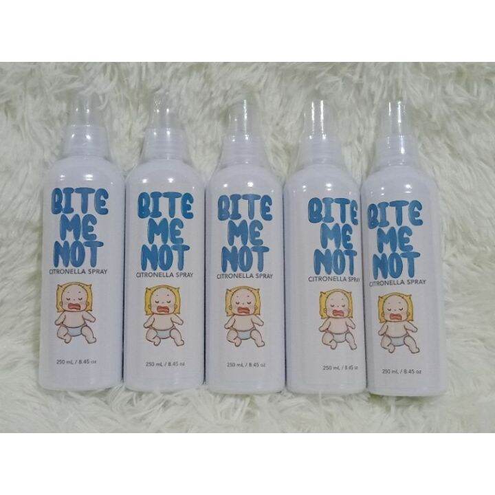 BITE ME NOT Citronella Spray Lotion (250 ml/8.45 oz) Expiry Date: Yr ...
