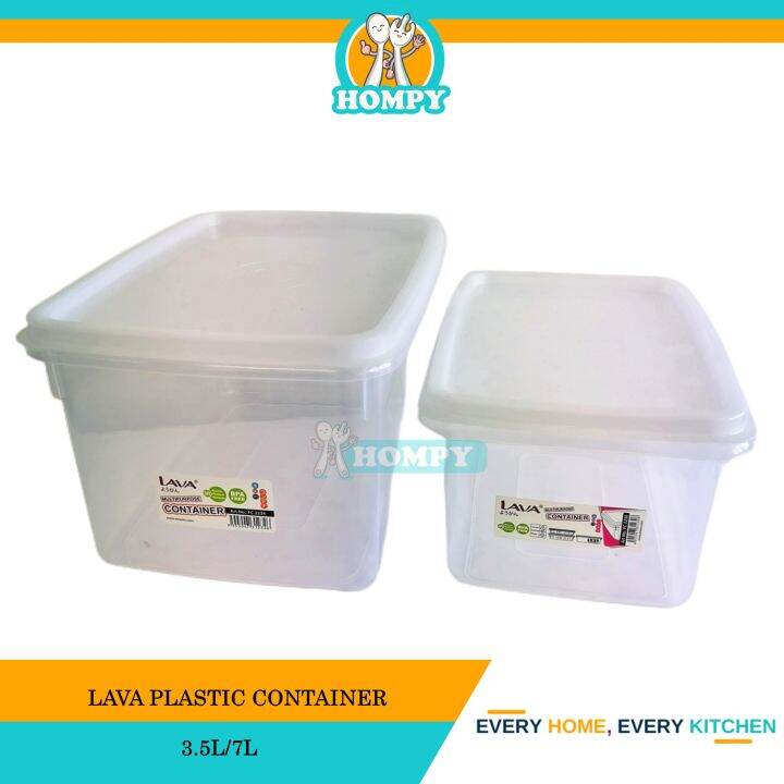 LAVA Multipurpose Plastic Container /Lava Storage Container / Bekas ...