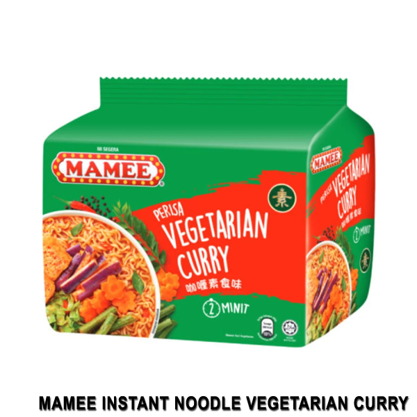 Mamee Vegetarian Curry Instant Noodle (5x78g) | Lazada