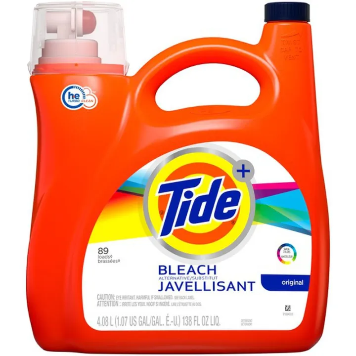 Tide Liquid 2X Original With Bleach Alternative 138oz 89 loads | Lazada PH