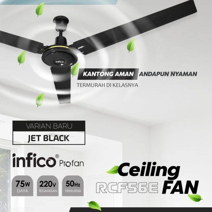 Kipas Angin Gantung Besar Jumbo 56 Inch INFICO RCF56E Kipas Atap Plafon ...