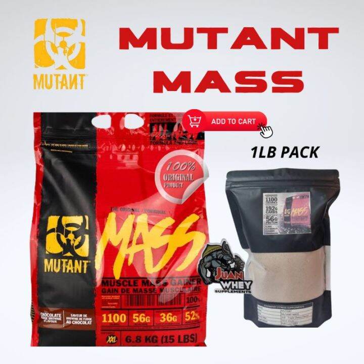 Mutant M Weight Gainer Protein Powder (1LB/2LBS) | Lazada PH