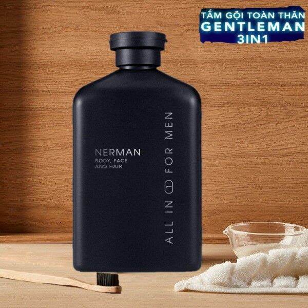 Sữa Tắm NERMAN Gentleman 3in1 350ml Chăm Sóc Cơ Thể Tắm Gội Rửa Mặt ...