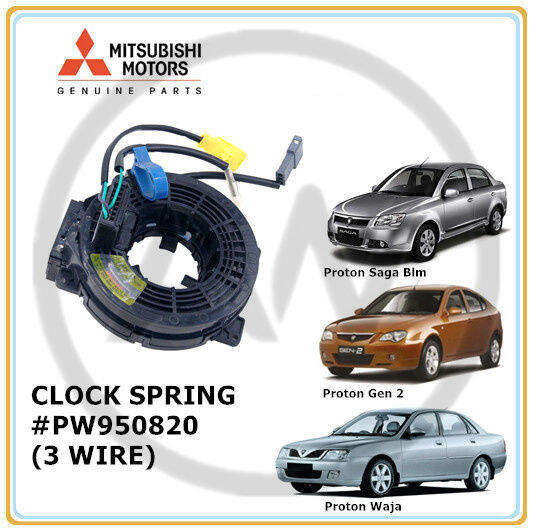 Proton Saga Blm Gen2 Waja Steering Spiral Cable Clock Spring (3 Wire ...