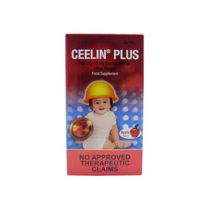 Ceelin Plus Apple Flavor 40 mg / ml 30 ml Oral Drops | Lazada PH