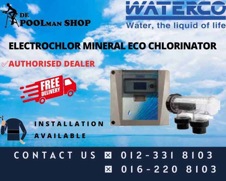 WATERCO Electrochlor Mineral Eco 2500 - Water Pool Chlorinator | Lazada