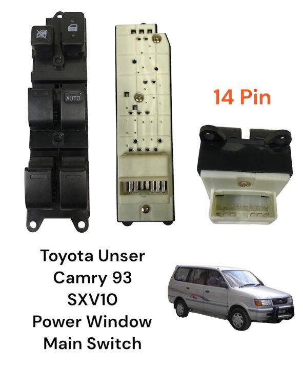 Toyota Unser Old / Camry '93 SXV10 Power Window Main Switch | Lazada