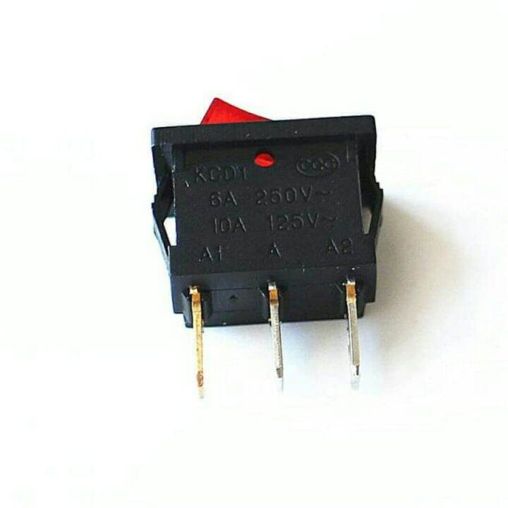 Saklar Motor Switch On Of 3 Pin Ada Lampu Harga Satuan Universal Untuk ...