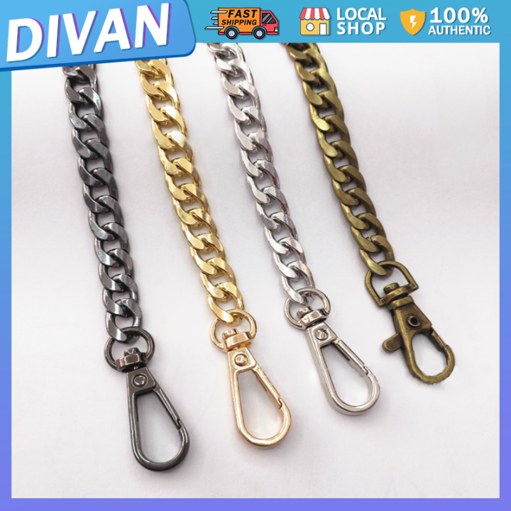 Metal Bag Chain DIY Woven Bag Chain Aluminum Chain Crossbody Bag Belt ...