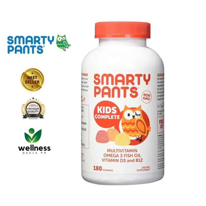 SMARTY PANTS Kids Complete Multivitamin 180 Gummies Vitamin C Vitamin ...