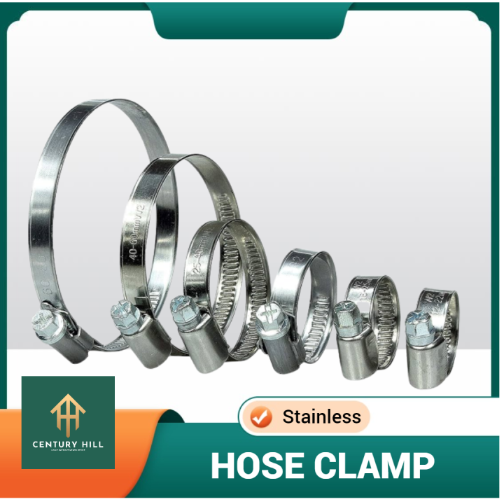 Stainless Hose Clamp /Metal Hose Clamp 1/2 to 6 | Lazada PH