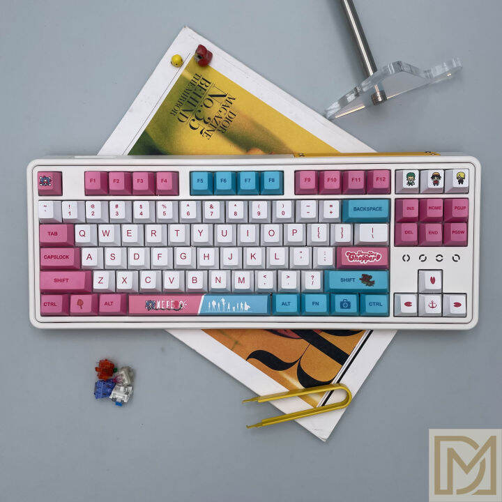 Tony Tony Chopper Keycap PBT Dye Sub Cherry One Piece Keycaps 127pcs ...