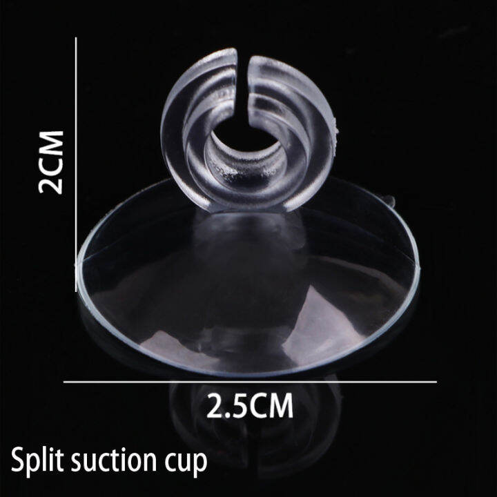 20Pcs PVC Plastic Sucker Pads, Small Clear Plastic Suction Cup Without ...