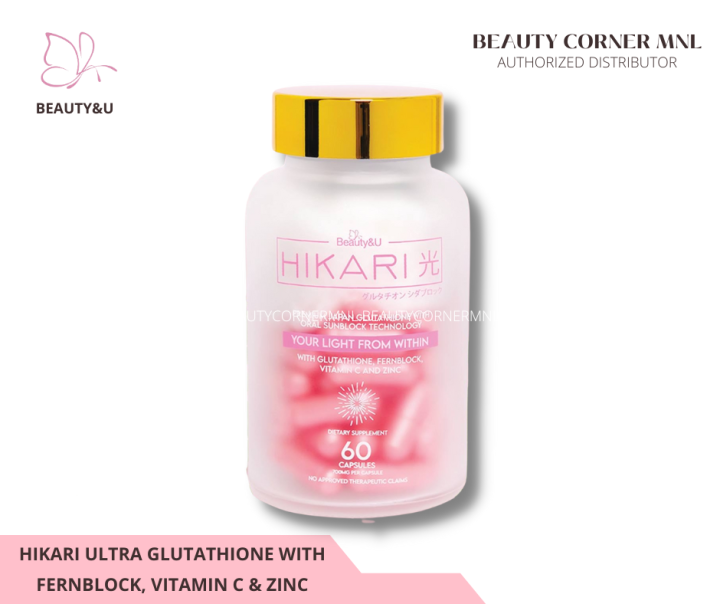 Hikari Ultra Premium Japan Glutathione with Fernblock and Vitamin C ...