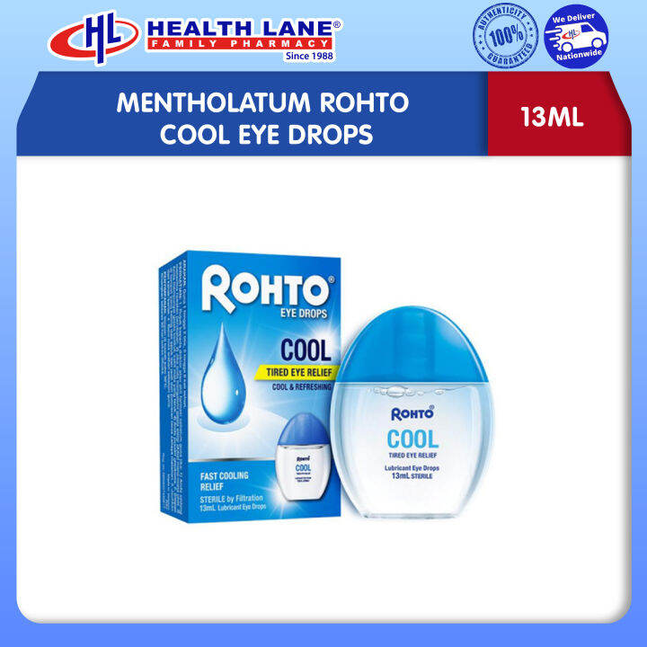 MENTHOLATUM ROHTO COOL EYE DROPS (13ML) | Lazada