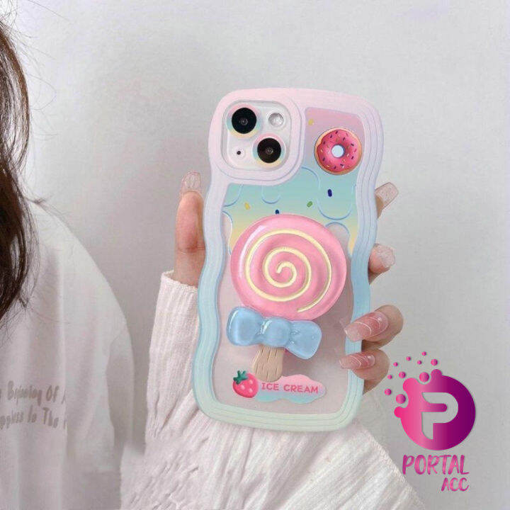Portalacc Softcase bening Popsocket SS275 casing hp untuk XIAOMI REDMI ...