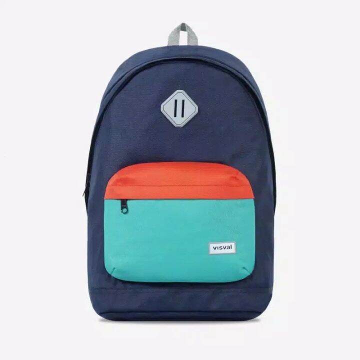 Visval Zema - Backpack Unisex - Navy | Lazada Indonesia