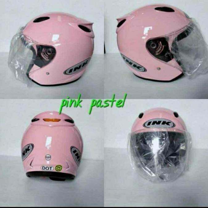 HELM MODEL INK CENTRO PINK PASTEL | Lazada Indonesia