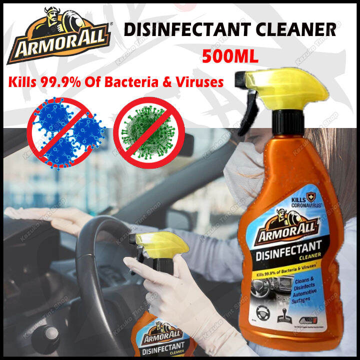 Armor All Disinfectant Cleaner Spray 500ml 99.9% Kills Sanitize ...
