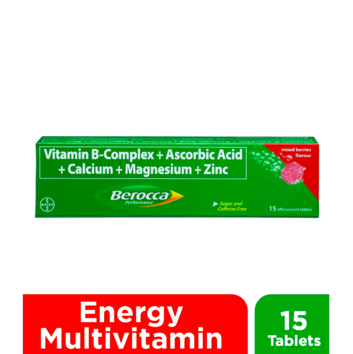 Berocca Effervescent Tablet Mixed Berries Flavor 15s | Lazada PH