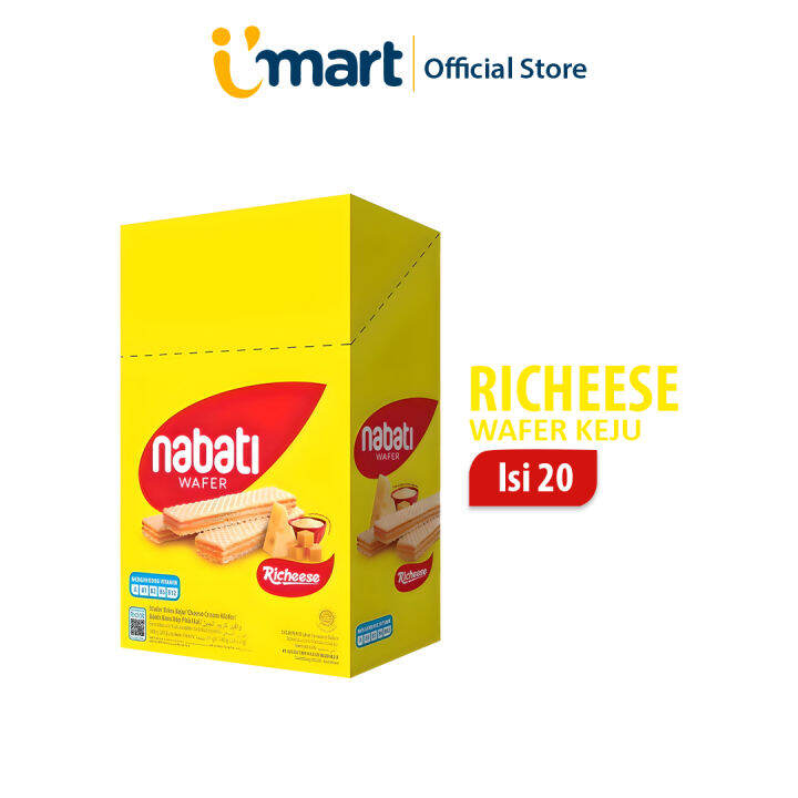 Nabati Richeese Wafer Keju 6g Box Isi 20pcs | Lazada Indonesia