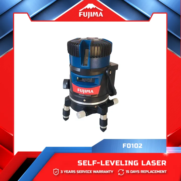 Fujima Self-Leveling Laser 4V1H Laser Leveling Tools Uses a pendelum ...