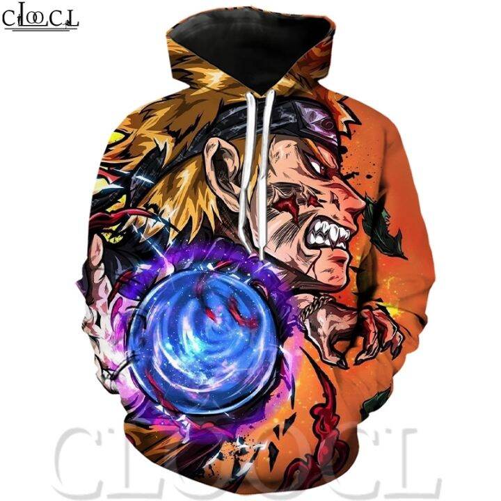 ♦ HOKAGE Uzumaki Naruto Anime Naka-print Na Mga Sweatshirt Ng Lalaki ...