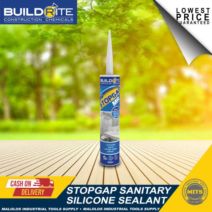 BUILDRITE STOPGAP SANITARY SILICONE SEALANT 270ML | Lazada PH