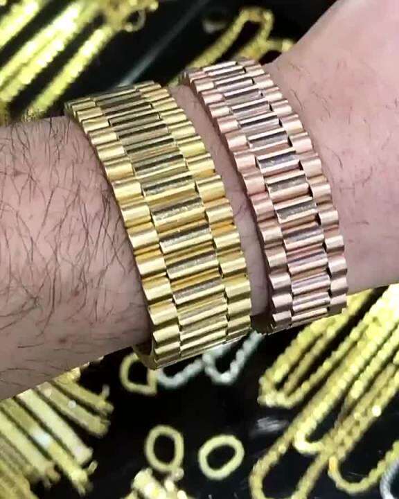 Rolly celet, Rollie Chain celet,Hip Hop celet, Stainless Steel Watch ...