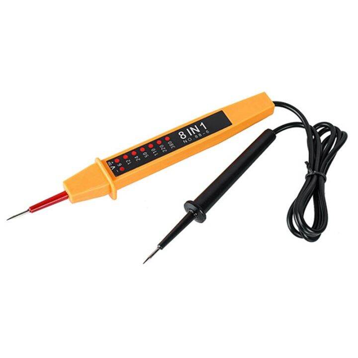 8 in 1 Tester Voltage AC DC 6-380V Auto Electrical Pen Detector with ...
