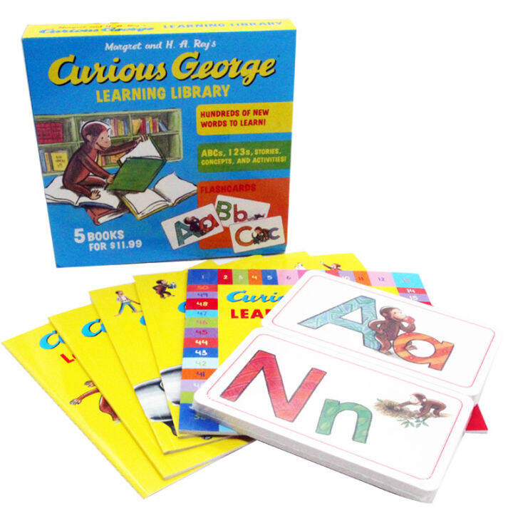 Original English Picture Book Curious George learning library curious ...