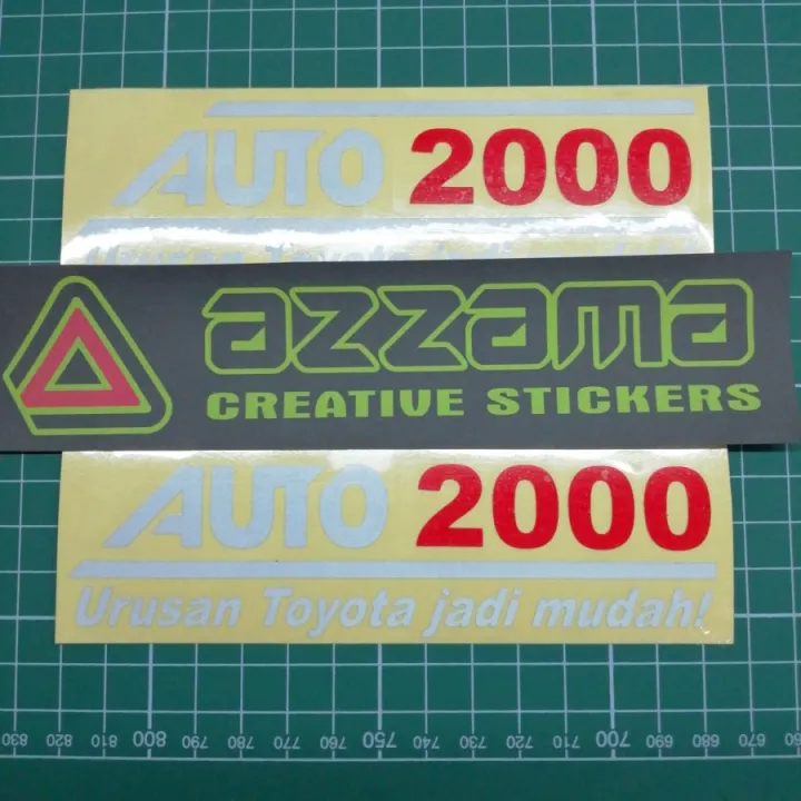 Stiker Auto 2000 Toyota Stickers | Lazada Indonesia