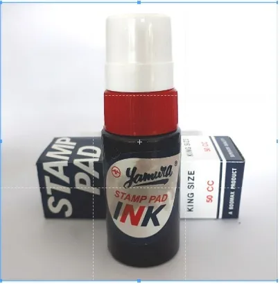 Tinta Stempel / Stamp Pad Ink Yamura / Tinta Stamp pad yamura Red / 50 ...