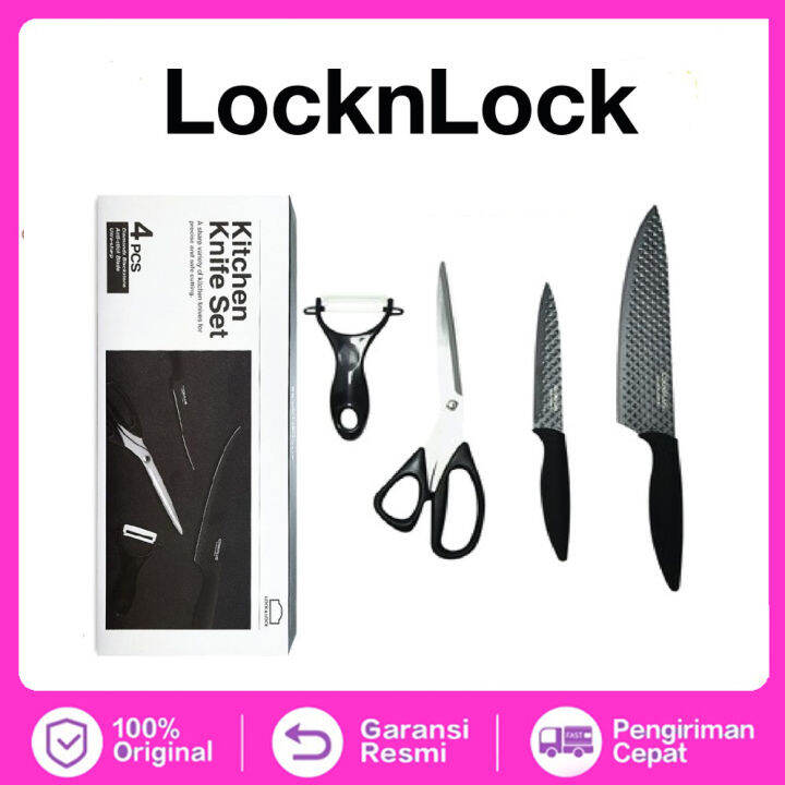 KNIFE SET LockNLock/Lock N Lock/Lock & Lock CKK103S4BLK | Lazada Indonesia