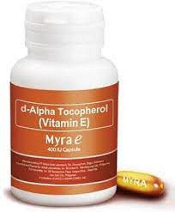 MYRA E Vitamin E 400 IU X 30 Capsule | Lazada PH